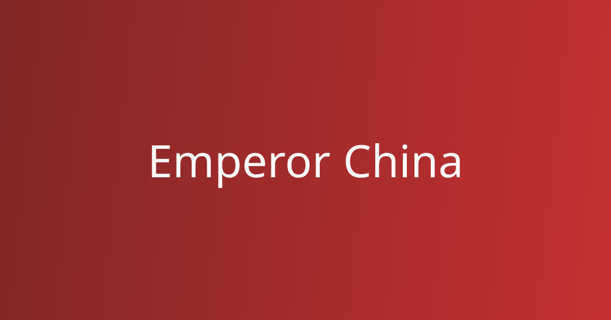 Order Authentic Chinese Online | Emperor China - Pickup or Delivery ...